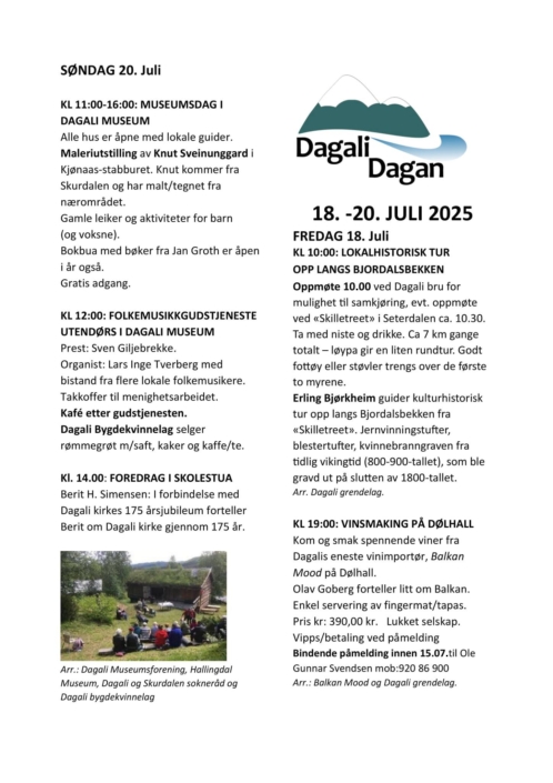 Dagali - Dagan 2025 - Uvdal